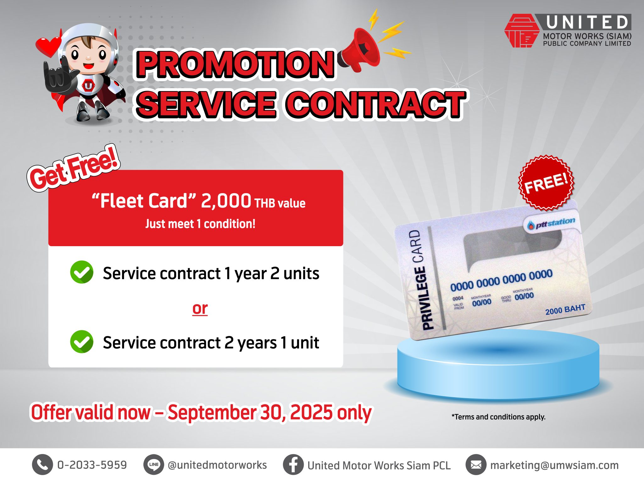 A Great Deal for Service Contracts – United Motor Works (Siam) PCL